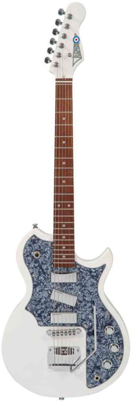 Rapier Deluxe Electric Guitar, Arctic White - jimmyegypt.com