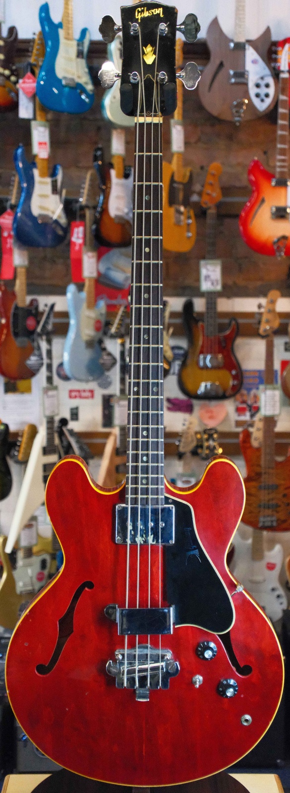 Gibson 1967 EB-2 Bass, Cherry (Pre-Owned) - jimmyegypt.com