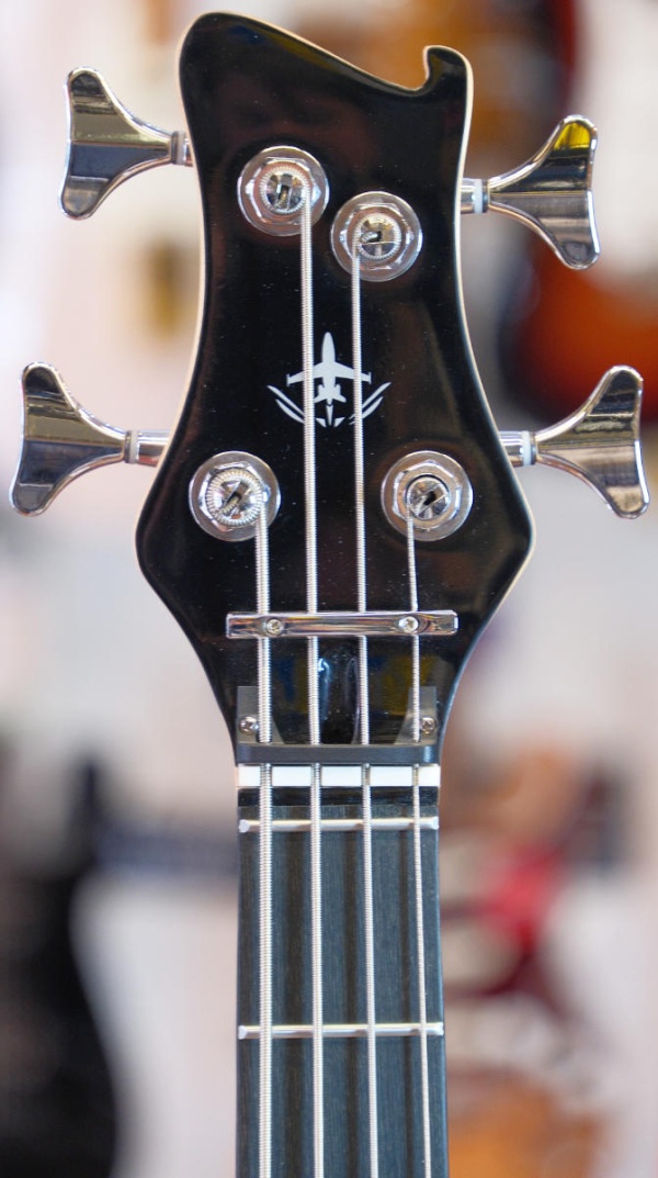 Journey Instruments Overhead OEB990BP Bass Travel Guitar, Blue Purple ...