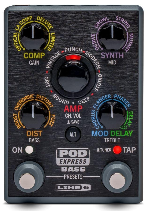 Line 6 POD Express Ultra-Portable Bass Amp and Multi-Effects Processor ...