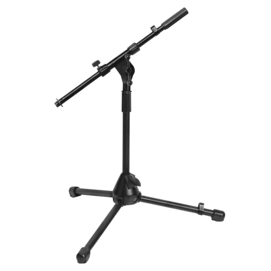 On-Stage MS7411B Drum/Amp Tripod Mic Stand with Boom - jimmyegypt.com