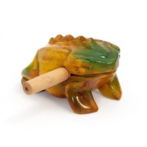 Percussion Plus Honestly Made Wooden Frog Guiro with Scraper ...