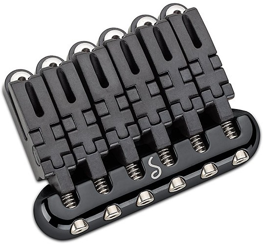Schaller Hannes 6-string Bridge, Black - jimmyegypt.com
