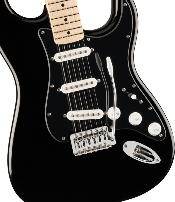 Squier FSR Sonic Stratocaster, Maple Fingerboard, Black Pickguard ...