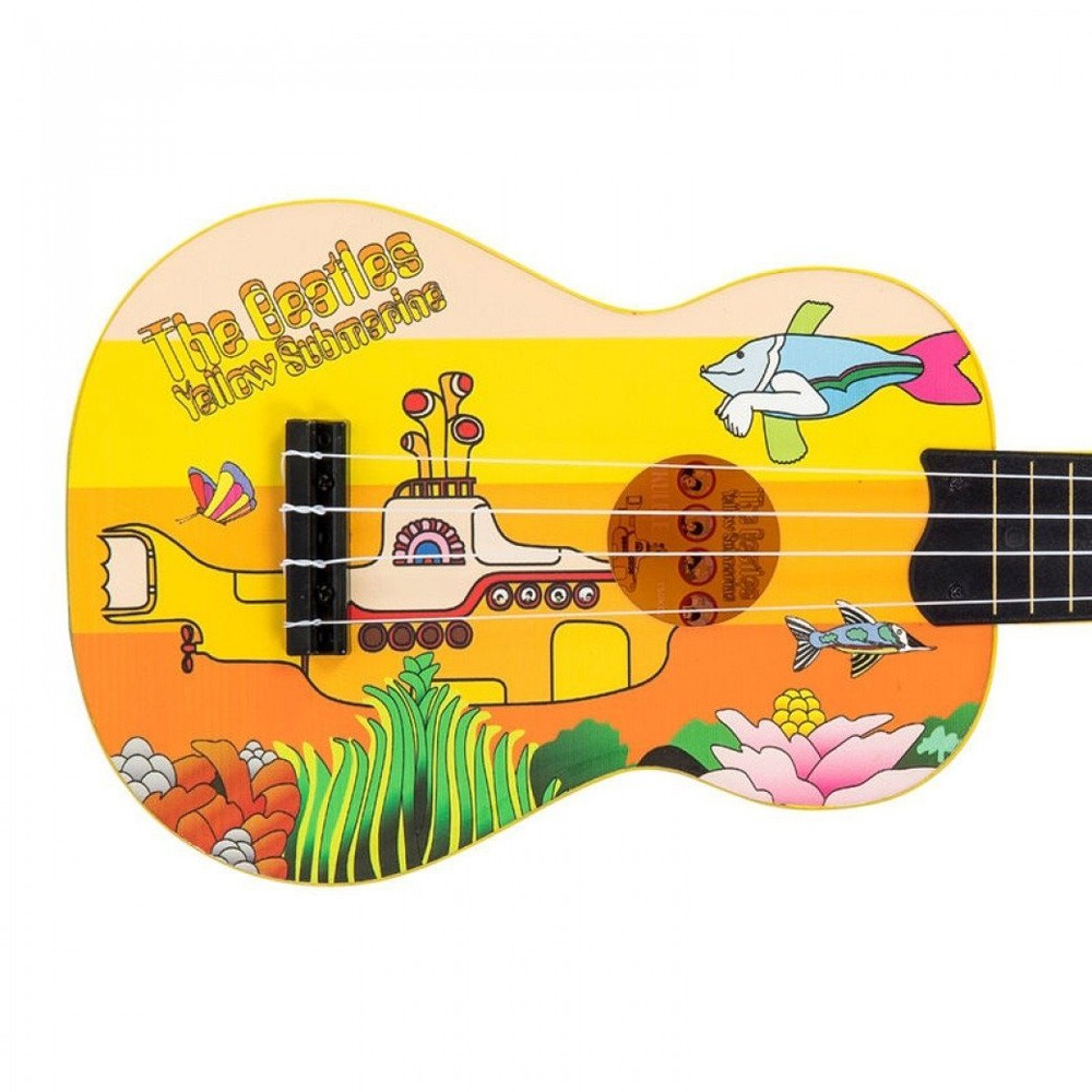 The Beatles Yellow Submarine Soprano Ukulele, Yellow YSUK02 ...