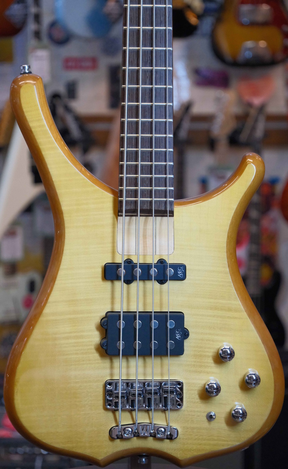 Warwick RockBass Infinity 4-String, Natural Transparent High Polish ...