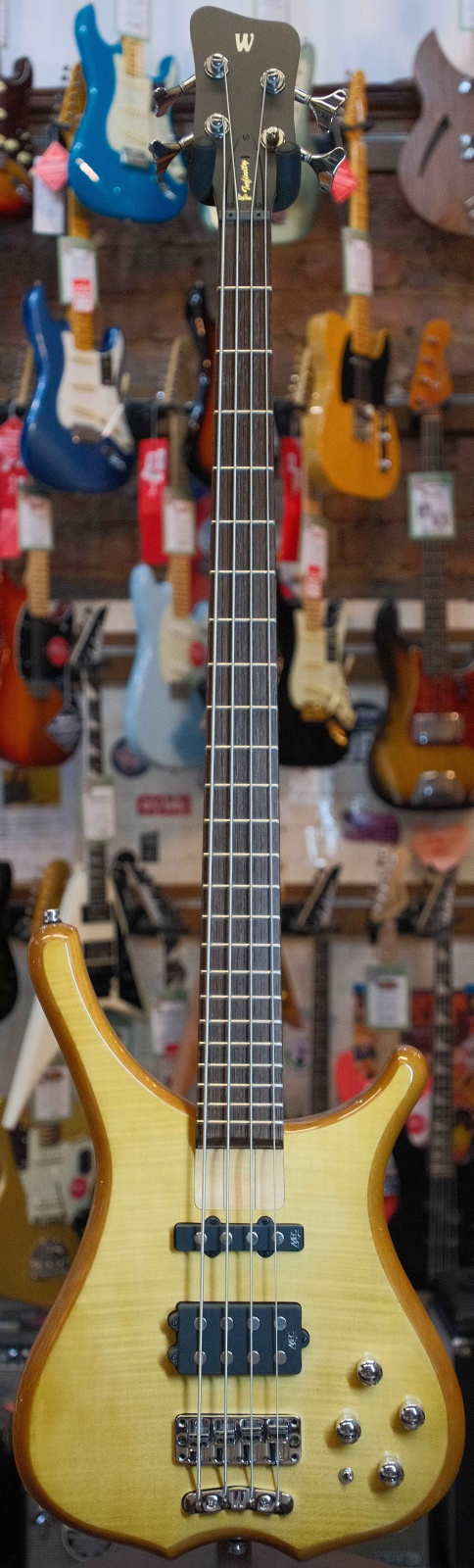 Warwick RockBass Infinity 4-String, Natural Transparent High Polish ...