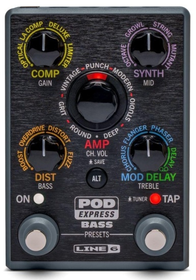 Line 6 POD Express Ultra-Portable Bass Amp and Multi-Effects Processor ...