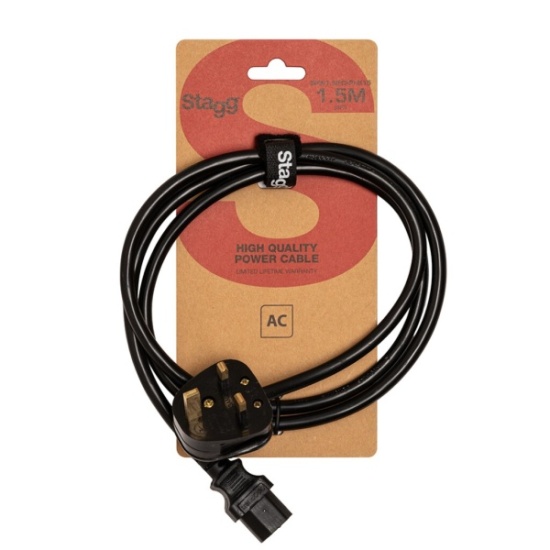 Stagg S Series Power Cable 1.5m - jimmyegypt.com
